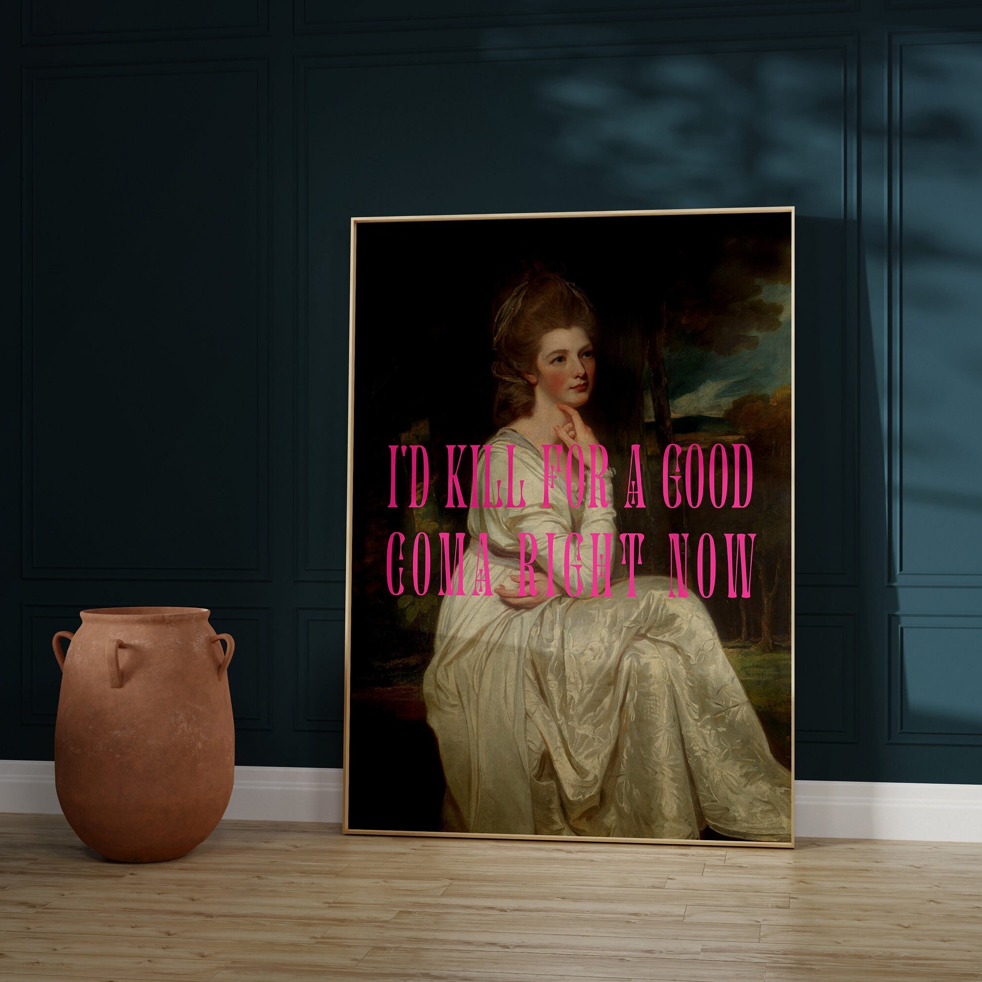 I'd Kill for a Good Coma Right Now Moira Rose Quote Schitt's Creek ...