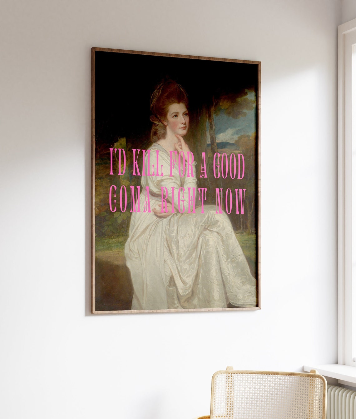 I'd Kill for a Good Coma Right Now Moira Rose Quote Schitt's Creek ...