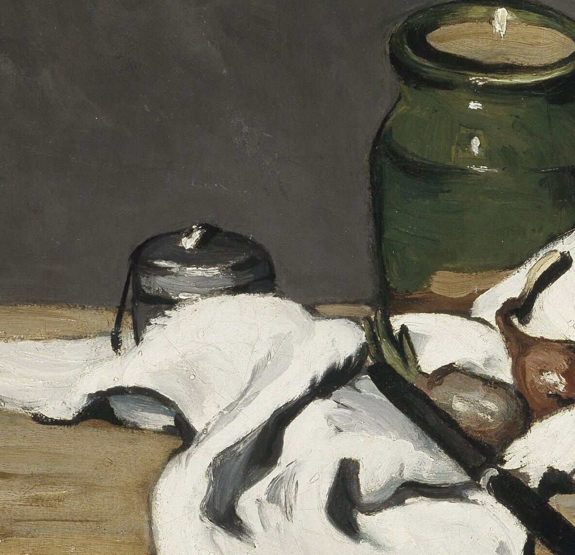 Paul Cezanne Oil Painting Still Life With Kettle, 1800s Oil Painting ...