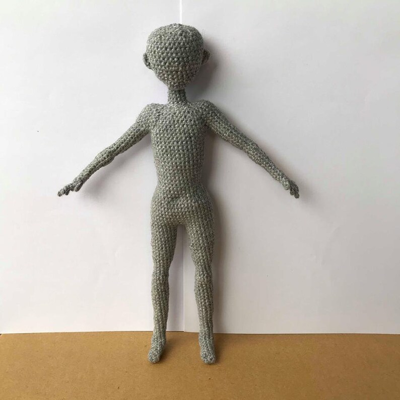 Doll Body Male Pattern No Sew, Doll Amigurumi, Doll Crochet, PDF ...