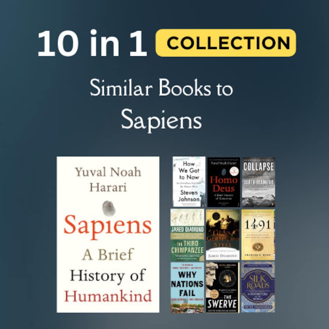 10 Similar Books to Sapiens 2 Bonus Ebooks PDF/ EPUB/ KINDLE - Etsy