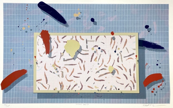 Robert T. Thorn Memphis Style Screen Drip Sérigraphie | Etsy