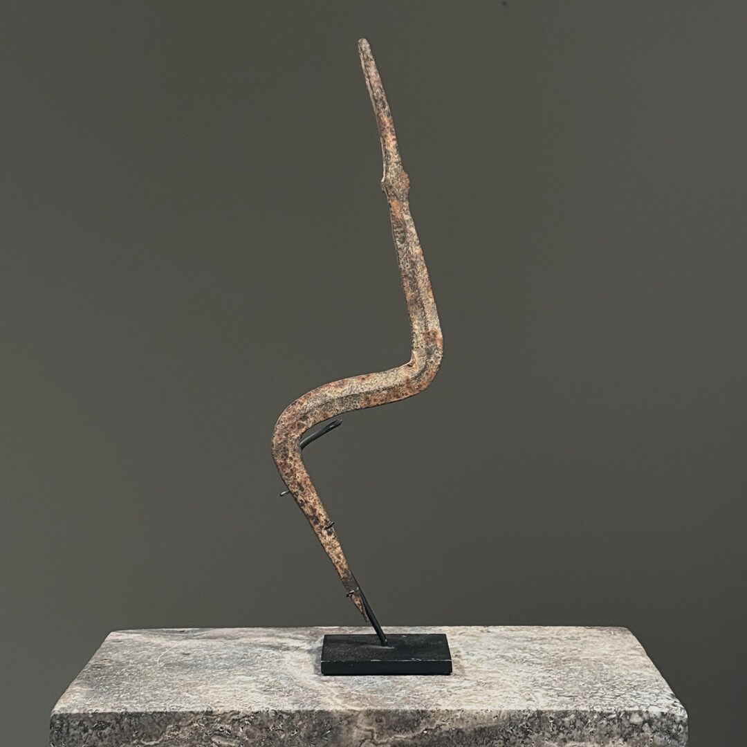 Antique African Tribal Lobi Iron Snake on Custom Stand/folk Art - Etsy