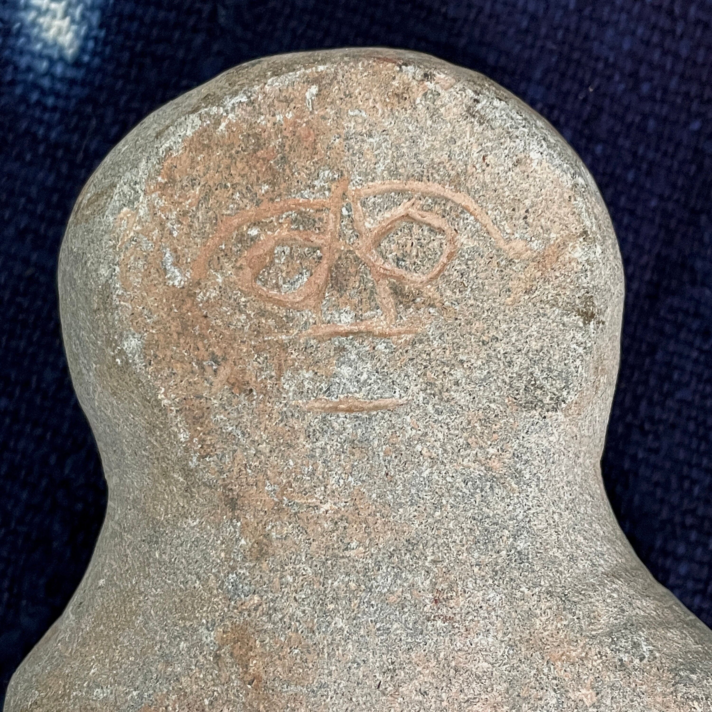 Antique African Kissi Hand Carved Anthropomorphic Soapstone Pombo ...