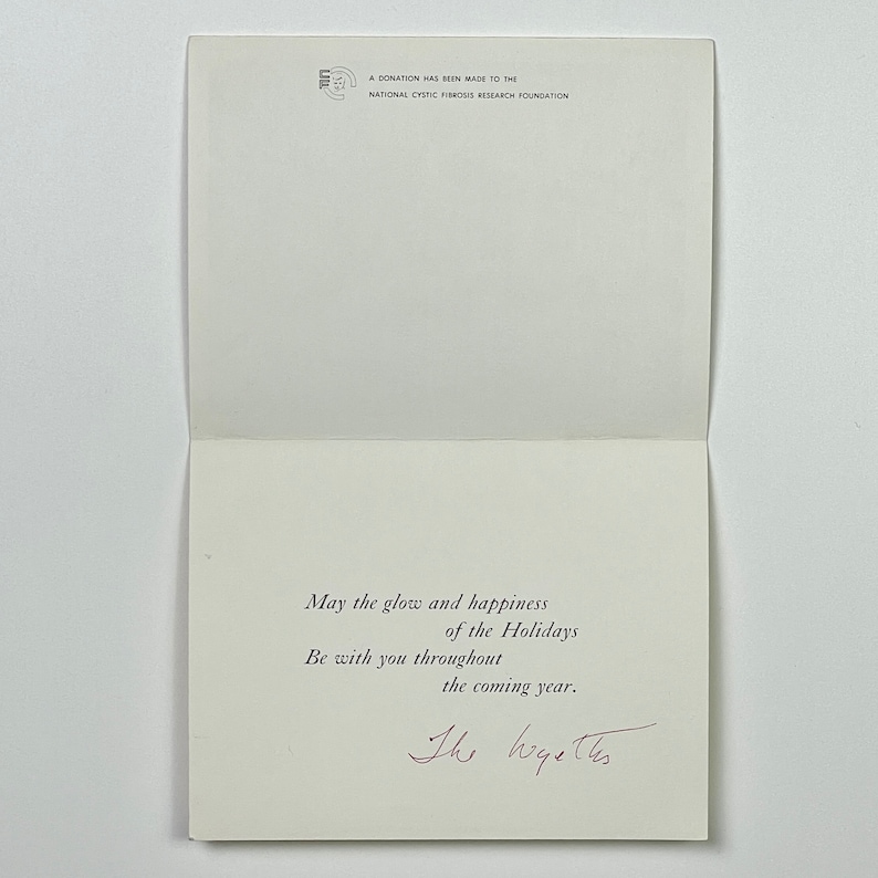 Andrew Wyeth Signed Family Christmas Card (signed “the Wyeths”) - Etsy