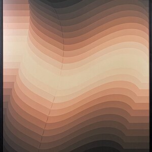 Lev Moross (russian) - “rene Russo” Serigraph (ca. 1970, Signed)/op Art ...