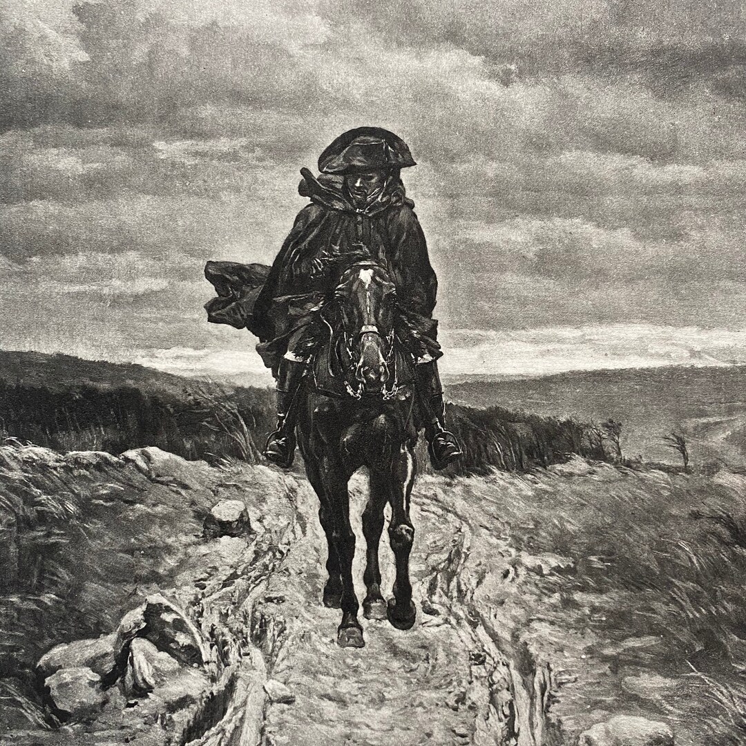 Jean-louis-ernest Meissonier - Le Voyageur Aquatint (1881) - Etsy