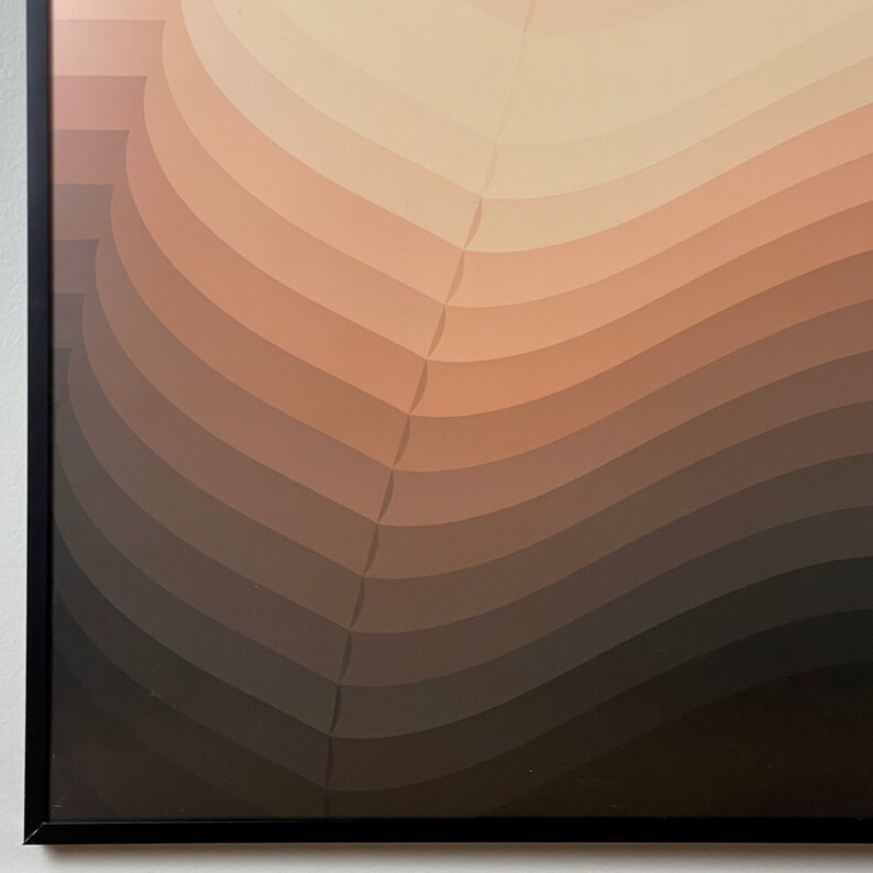 Lev Moross (russian) - “rene Russo” Serigraph (ca. 1970, Signed)/op Art ...