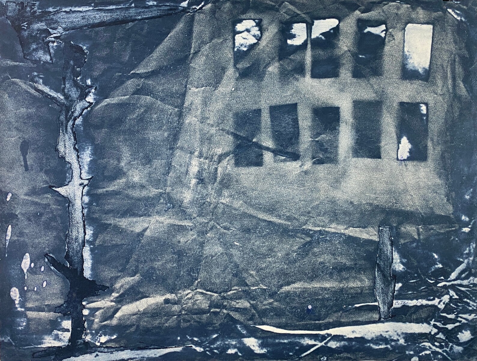 Minna Citron (american, 1896-1991) - “urban Mystique” Photo Etching ...