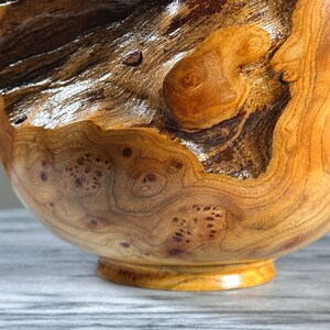 Studio Craft Turned Elm Burl Bowl, Signed/bob Stocksdale - Etsy