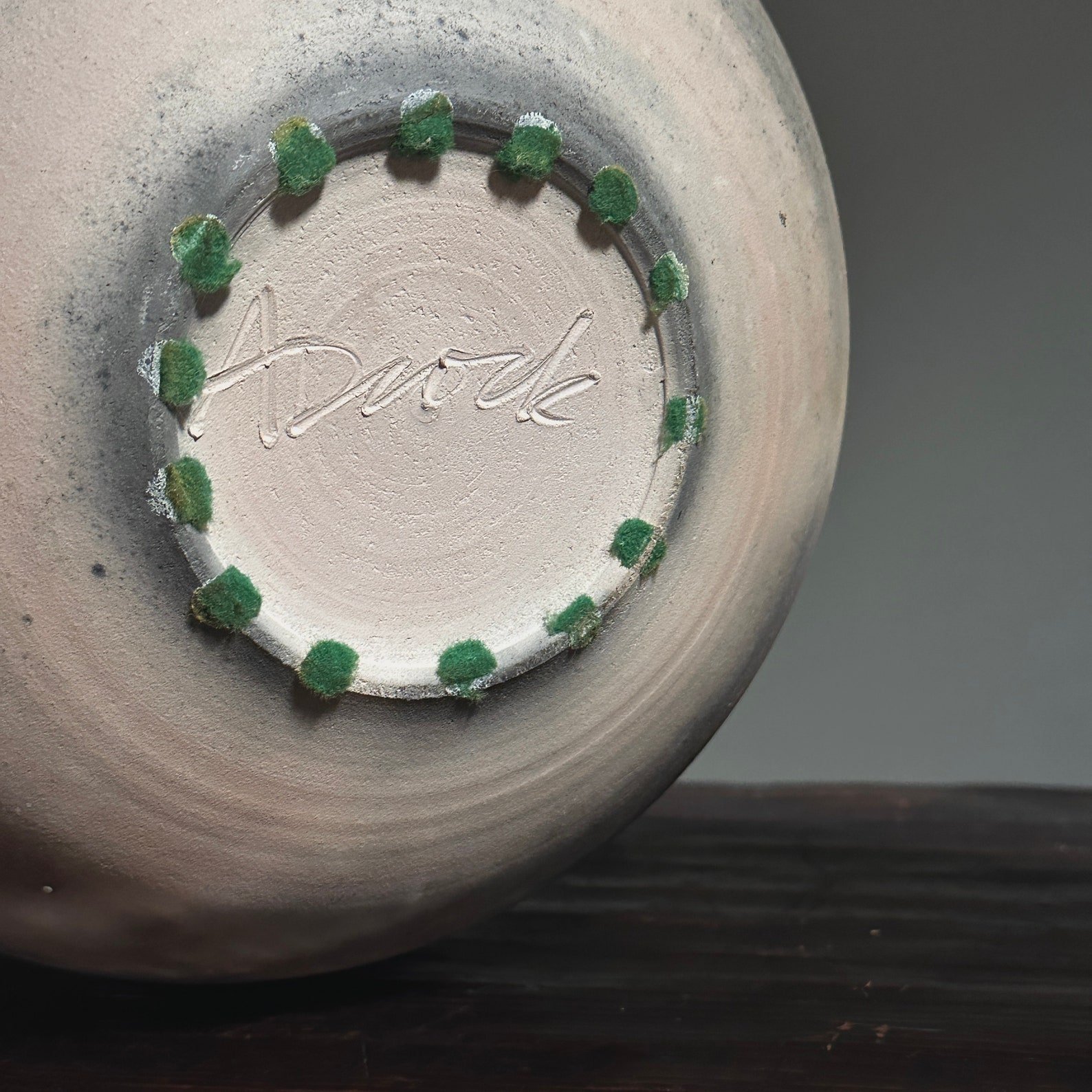 Vintage Organic Modern Fiber and Clay Vessel by Michael Adcock (ca ...