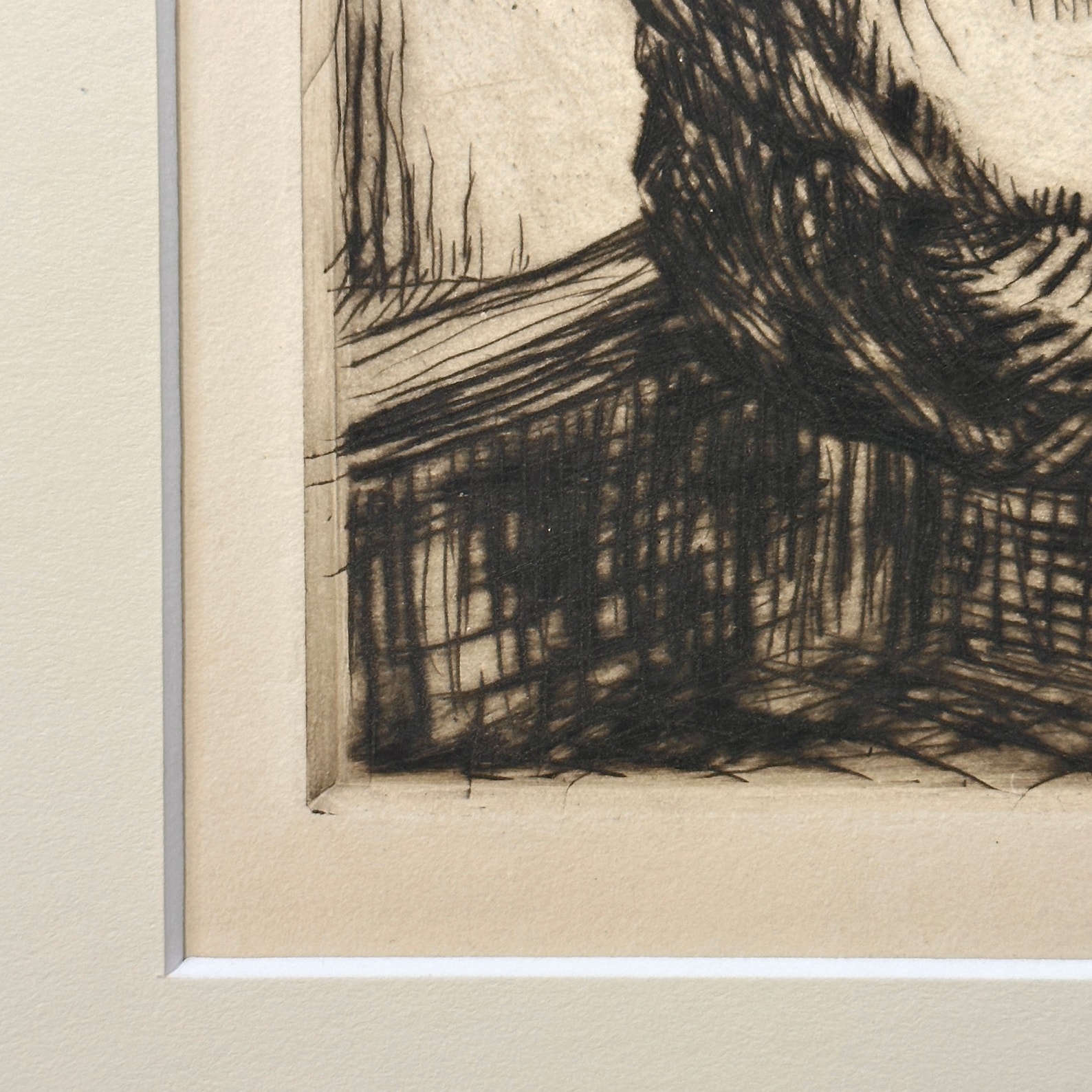 Richard Hook WPA Portrait of Three Men, Signed (etching, 1935)/black ...