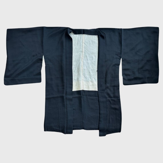 Three Vintage Black Japanese Haori Jackets W/Peacocks… - Gem