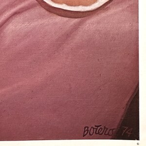 Vintage Fernando Botero Canadian Exhibition Print (1981, Offset ...