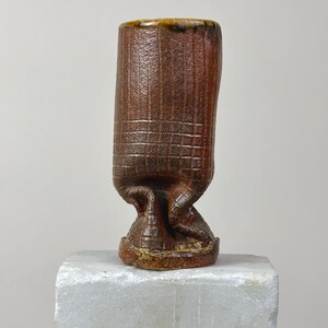 Pair of Vintage Japanese Raku Sgraffito Bud Vase, Signed - Etsy