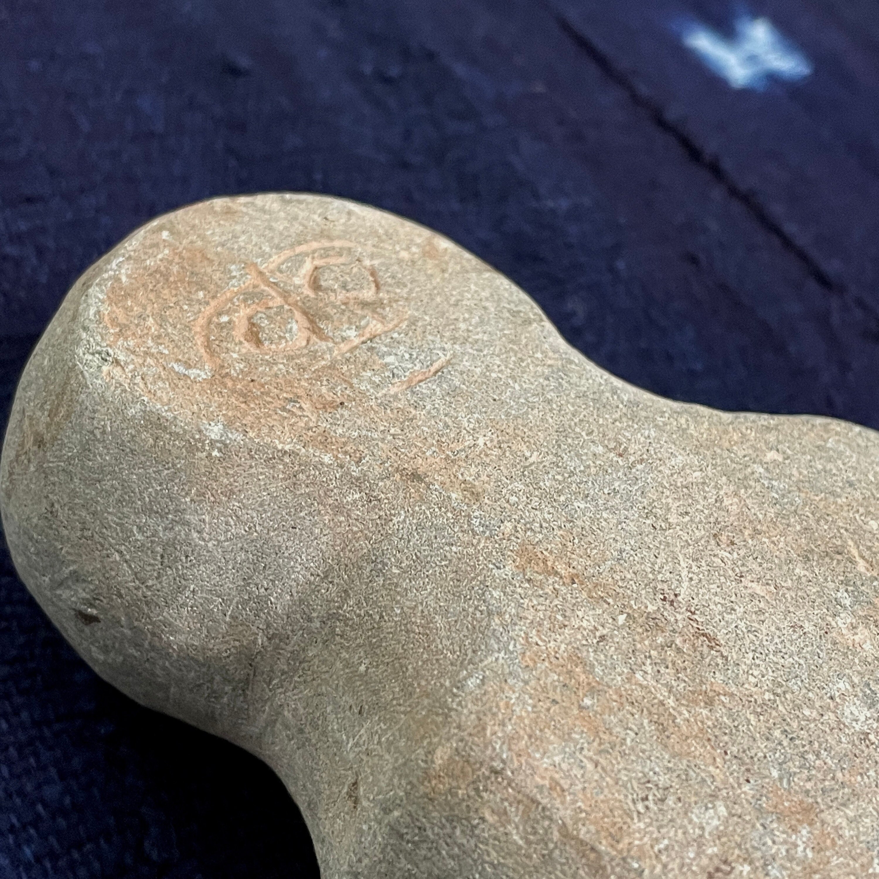 Antique African Kissi Hand Carved Anthropomorphic Soapstone Pombo ...