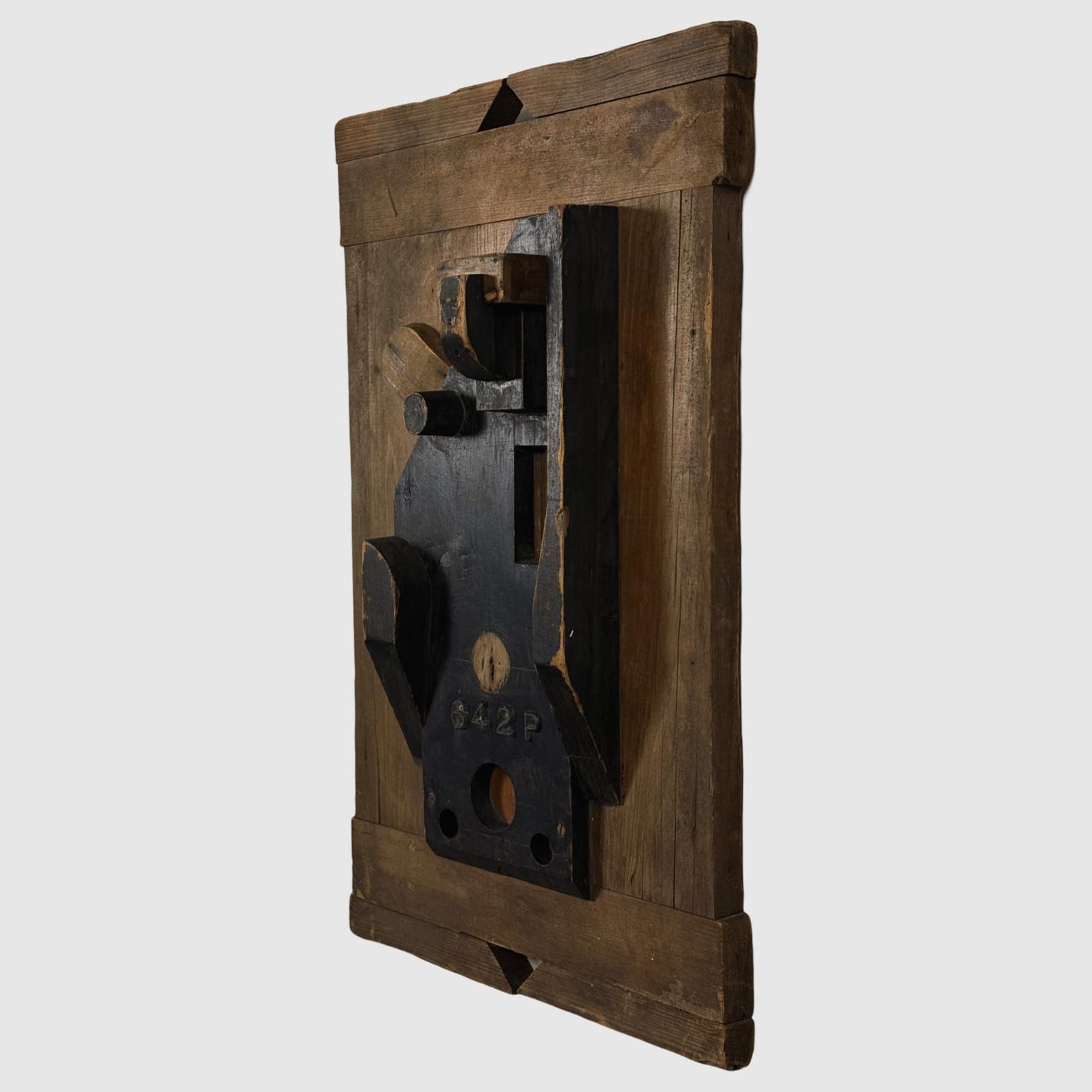 Antique Outsider Art Dada Style Assemblage Sculpture With Foundry ...