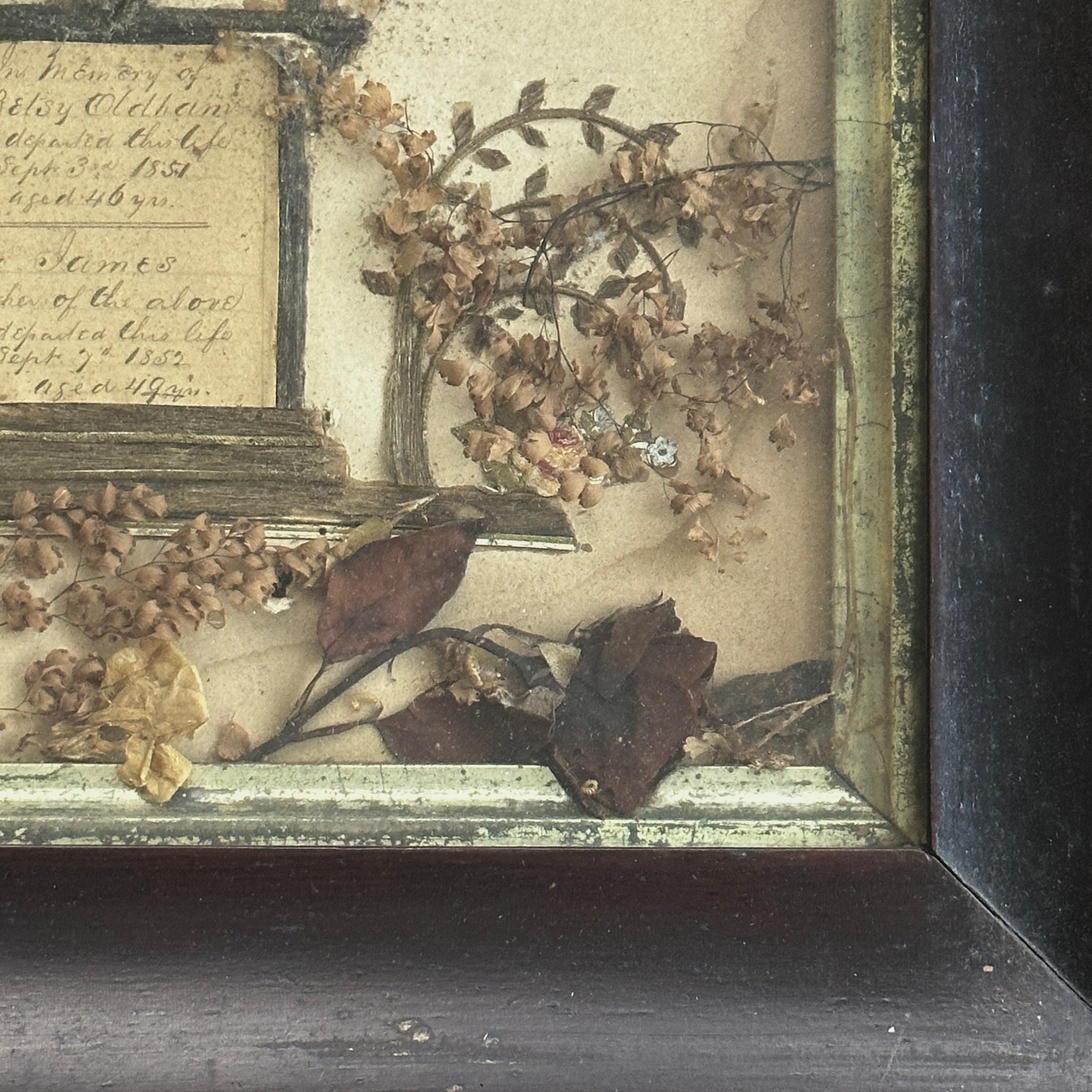 Rare Antique Victorian Reliquary/mourning Hair Art Framed - Etsy