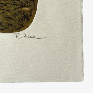 Rafael Ferrer (puerto Rican, B. 1933) - Postmdernist ‘oro’, Signed ...