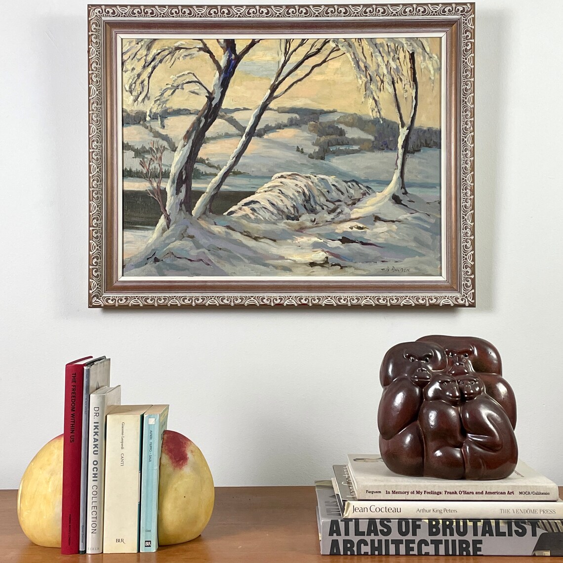 Harold Barry Bugden (canadian, 1914-1985) - Impressionist Winter ...