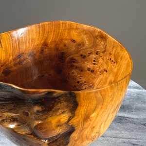 Studio Craft Turned Elm Burl Bowl, Signed/bob Stocksdale - Etsy