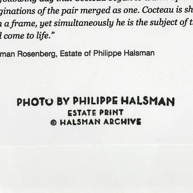 Philippe Halsman - Portrait of Jean Cocteau, Ricki Soma, and Leo ...