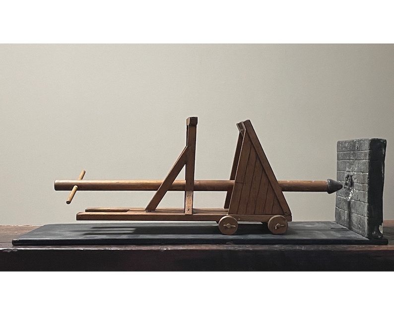 Vintage Outsider/folk Art Hand Built Medieval Battering Ram - Etsy