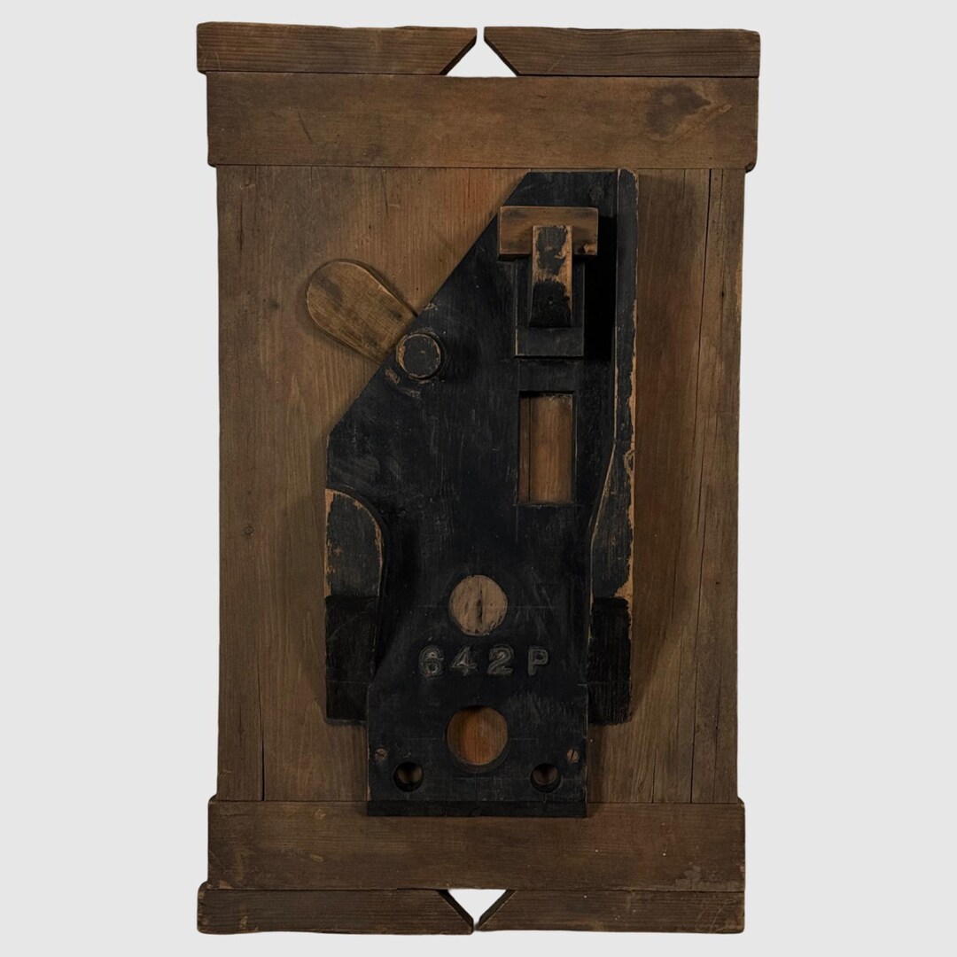 Antique Outsider Art Dada Style Assemblage Sculpture With Foundry ...