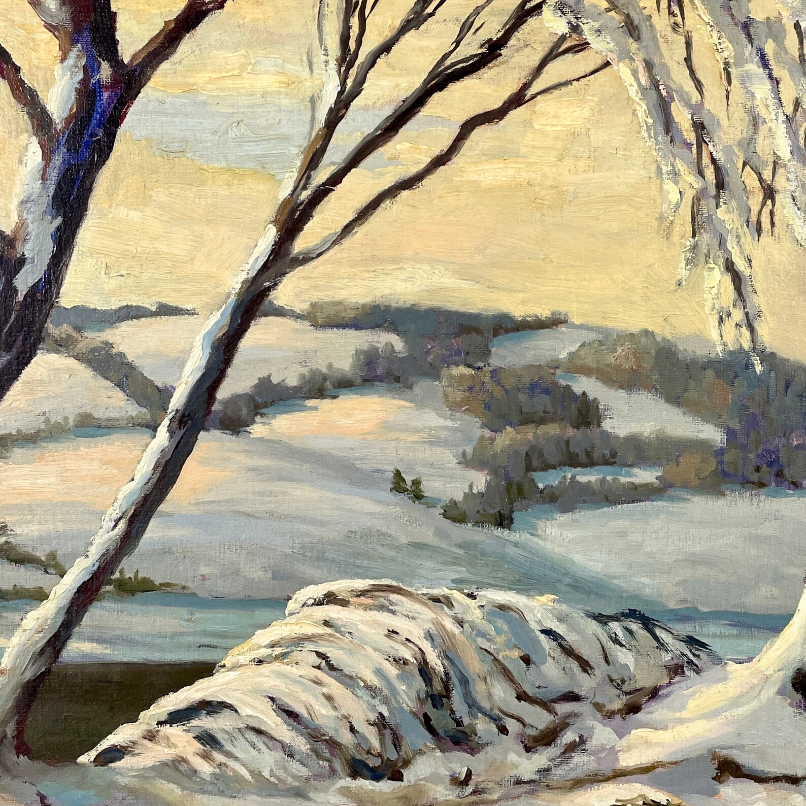 Harold Barry Bugden (canadian, 1914-1985) - Impressionist Winter ...