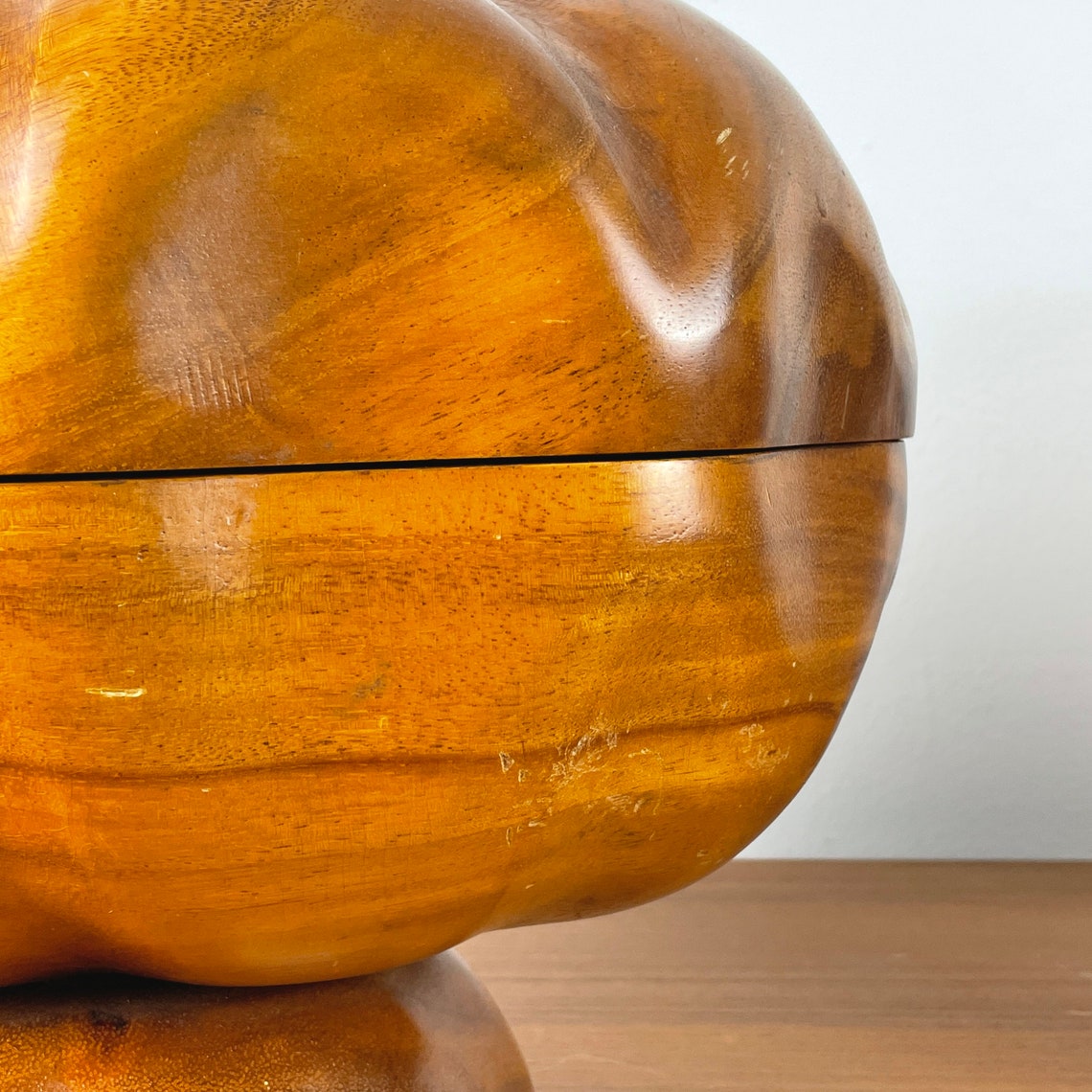 Studio Crafted Wood Clamshell Jewelry/trinket Box | Etsy