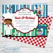 Little Chef Cooking Party Baking Kitchen Birthday Printable Invitation ...
