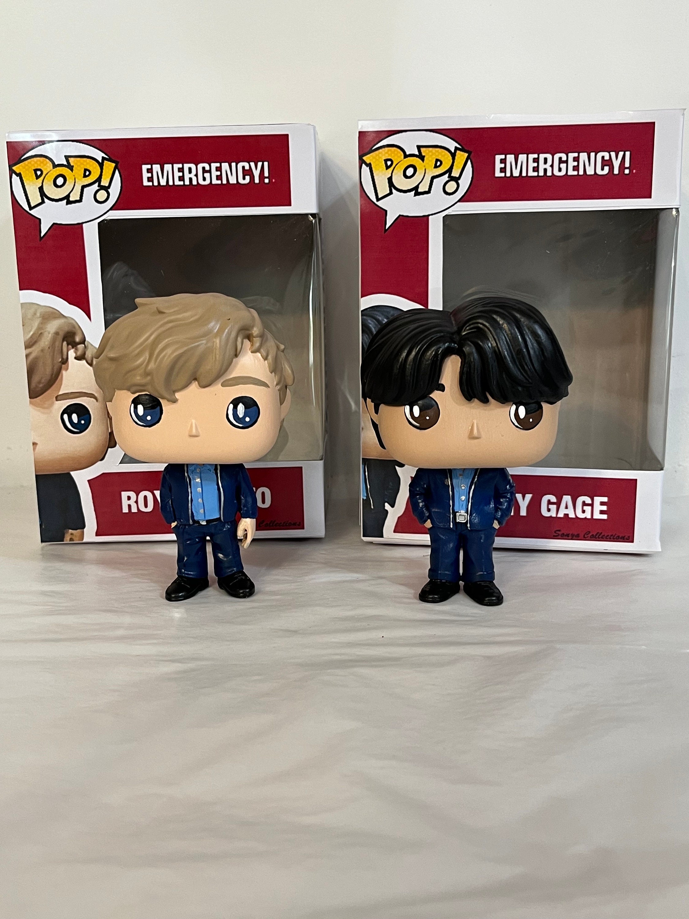 EMERGENCY! Johnny Gage and Roy Desoto Custom Pop Figures - Etsy