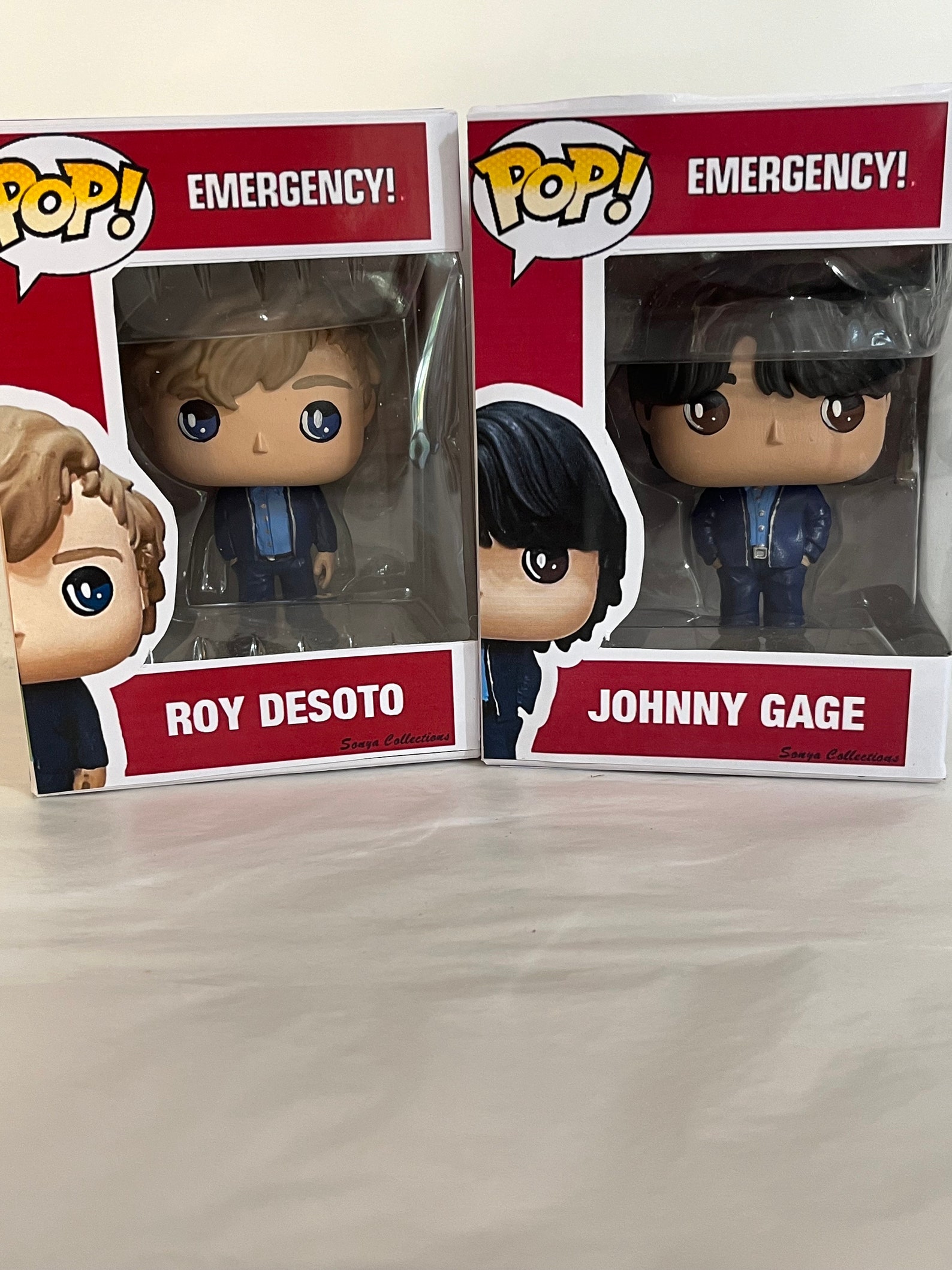 EMERGENCY! Johnny Gage and Roy Desoto Custom Pop Figures - Etsy