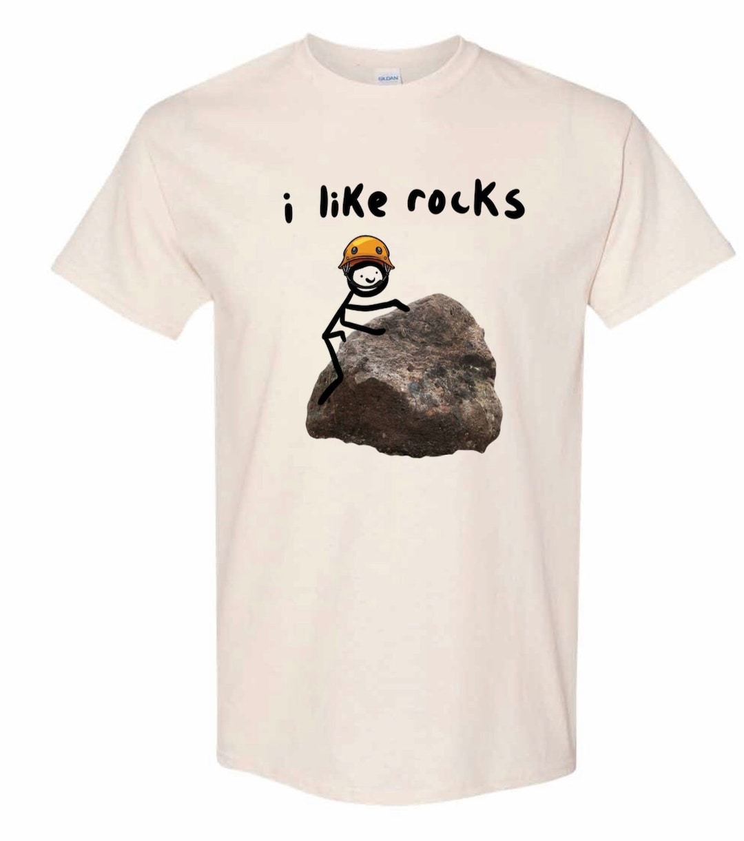 I Like Rocks Tshirt - Etsy
