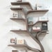 Rustic Tree Bookshelf Solid Wood Handmade Living Room Decoration Tree ...