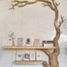 Unique Console Table Style Desk Crafted From Natural Tree Trunks ...