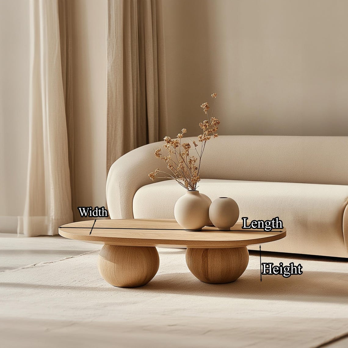 Farmhouse Tamarind Wood Coffee Table Modern Coffee Table Live Edge ...