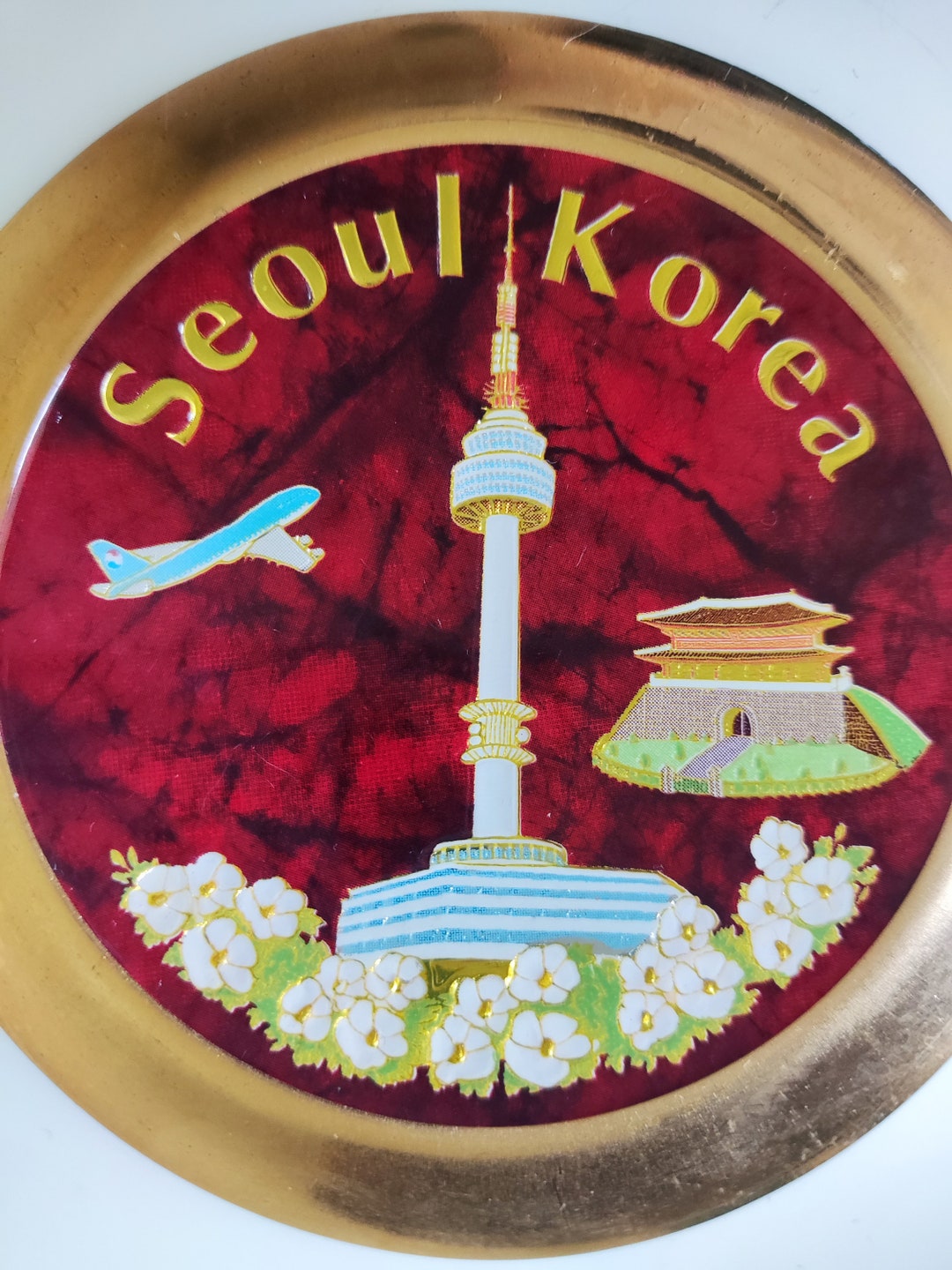 Decorative Miniature Plate, Seoul Korea, Made in Korea, Size 15 Cm - Etsy