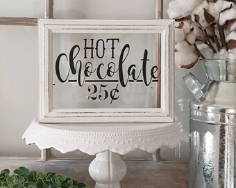 Chocolate sign | Etsy