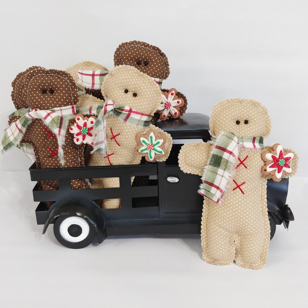 Gingerbread Cookie Man Fabric Gingerbread Gingerbread Tiered - Etsy