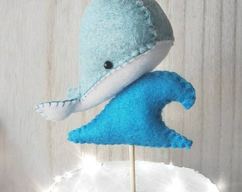Whale Cake Topper | Etsy