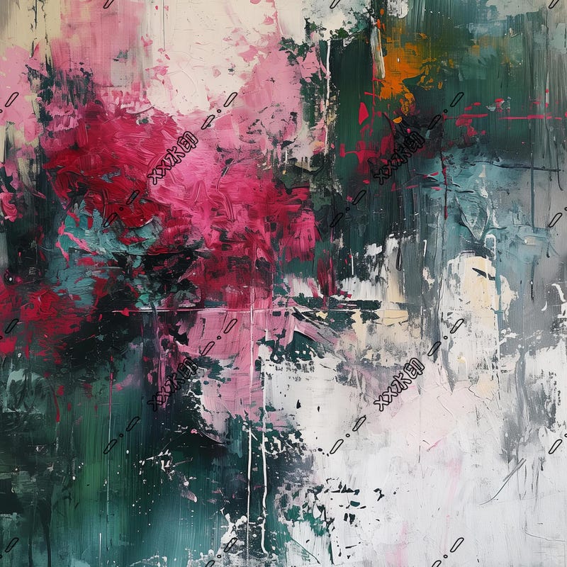 Bold Abstract Art - Etsy