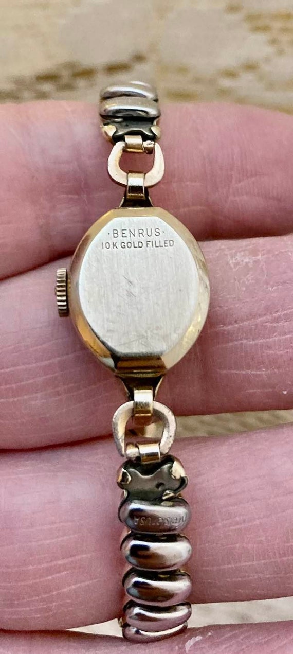 Vintage BENRUS 10K Gold Filled Watch … - Gem