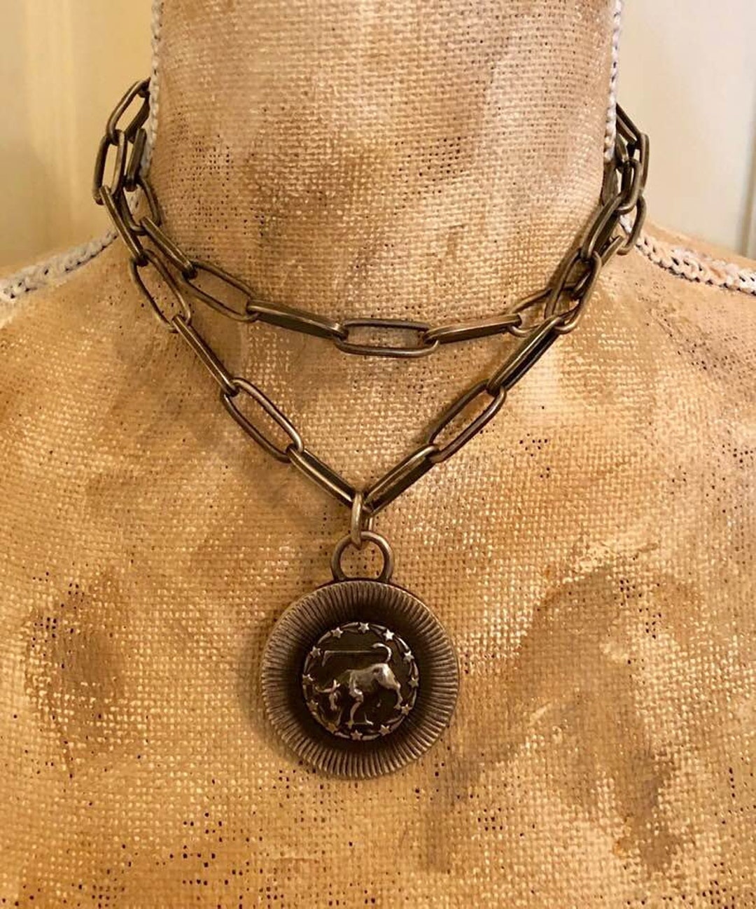 Vintage Sarah Coventry Taurus Pendant 432 - Etsy