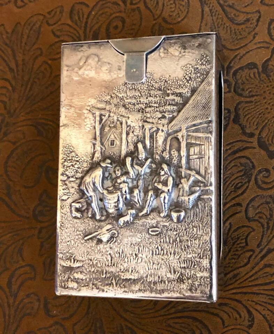 Vintage Hans Jensen Cigarette Box Case 975 - Etsy