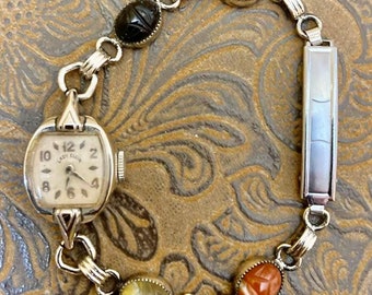 Vintage Scarab Women’s Watch - Etsy