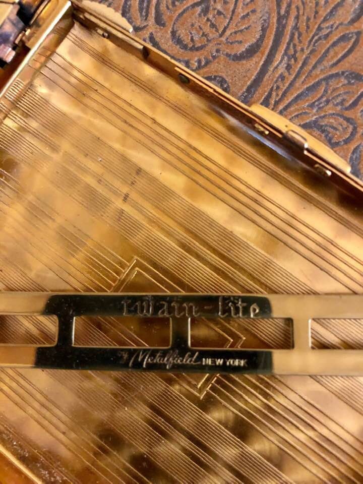 Vintage Metalfield Twainlite Cigarette Case/lighter 978 - Etsy