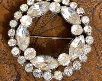 Jeweled brooch | Etsy
