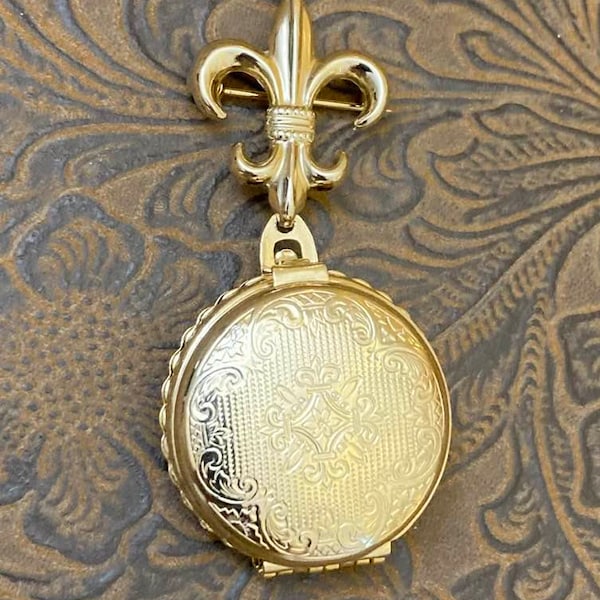 Vintage Coro Locket - Etsy