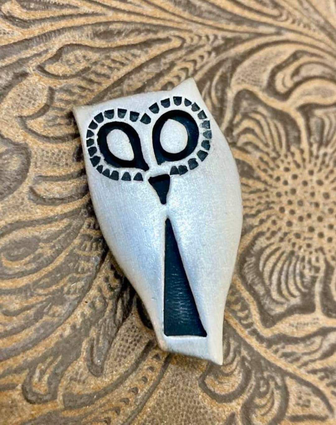 Vintage Rune Tennesmed Pewter Owl Brooch 239B - Etsy